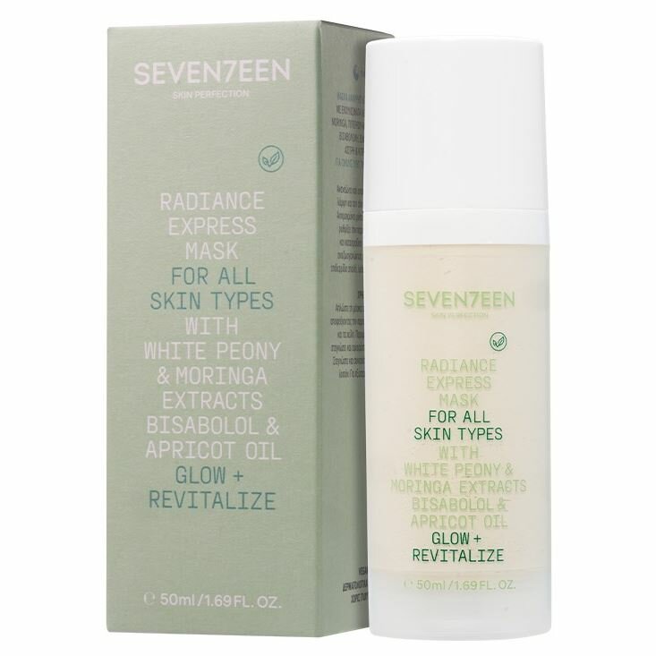 Маска Seventeen Skin Care Radiance Express Mask, Экспресс-маска для лица "Сияние и восстановление", 50 мл