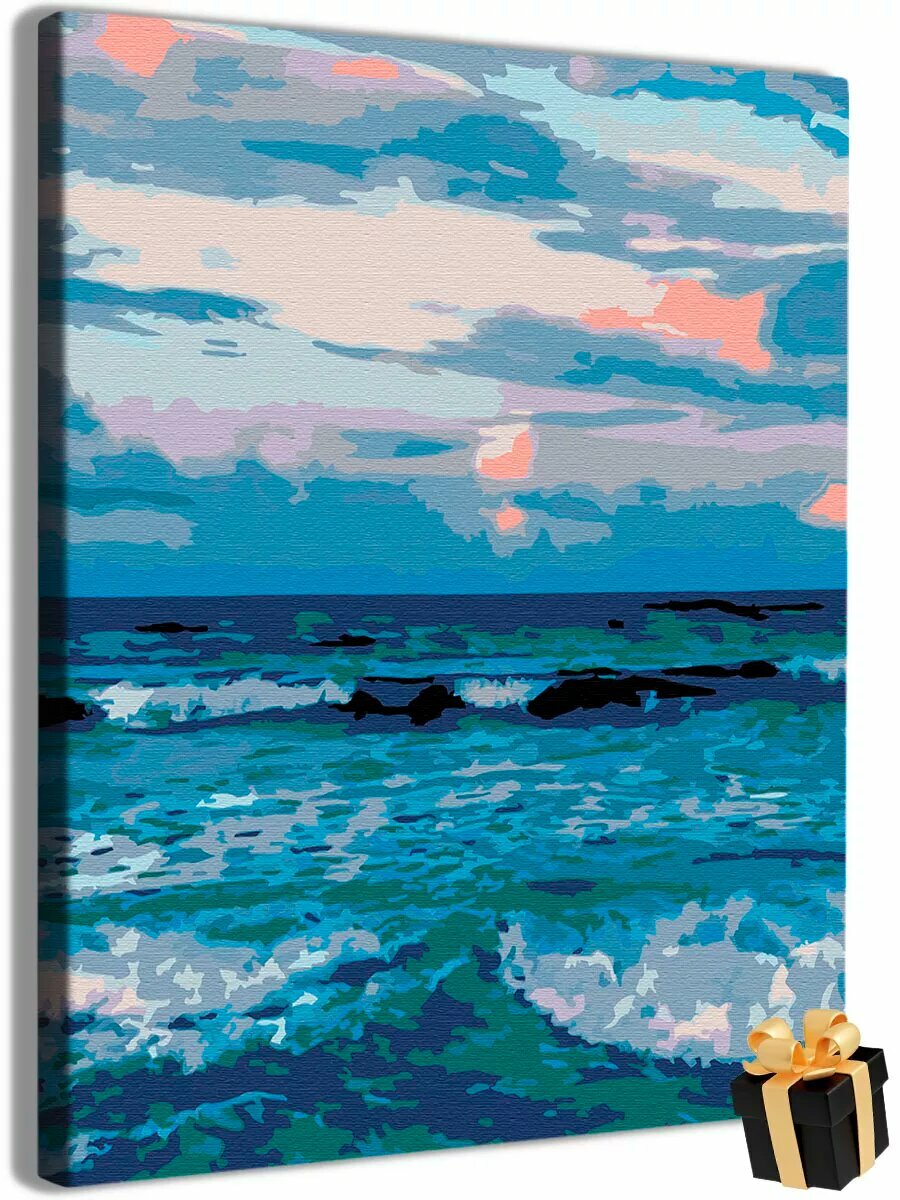 Картина по номерам море
