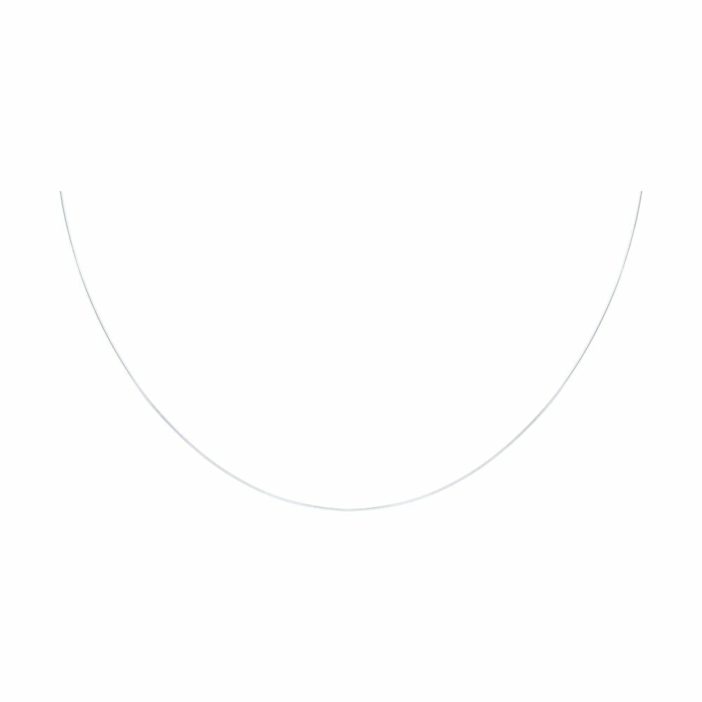 Колье, серебро, 925 проба, родирование