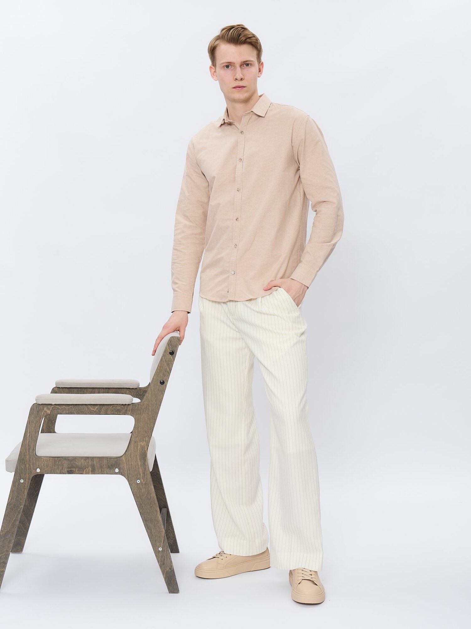 Брюки трубы Весна-лето 2025