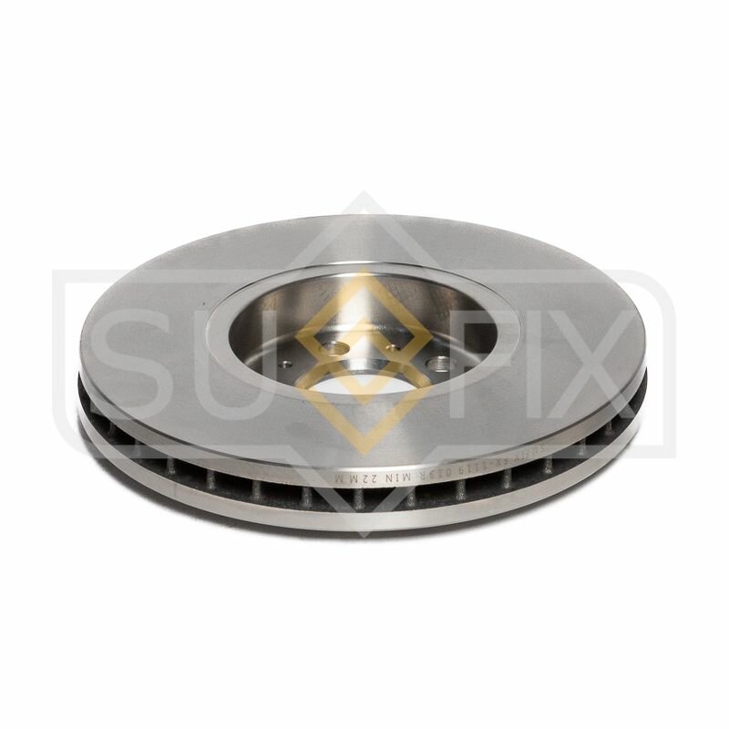 SUFIX Диск тормозной вентилируемый передний (288x25) AUDI A3 96-03, SKODA Fabia I-III 99> / Octavia(1U) 96> / Rapid 12> / Roomster 06-15, VW Bora 98> / Golf IV 97> / Polo 01> / Polo Sedan 10>