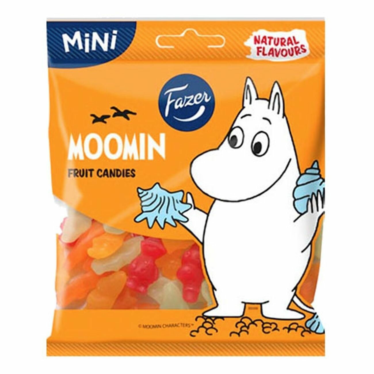 Фруктовые жевательные конфеты Fazer Moomin 80 г (Из Финляндии)