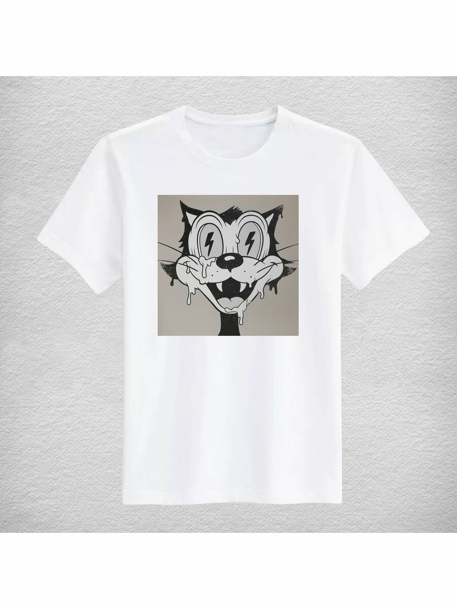 Футболка аниме кот