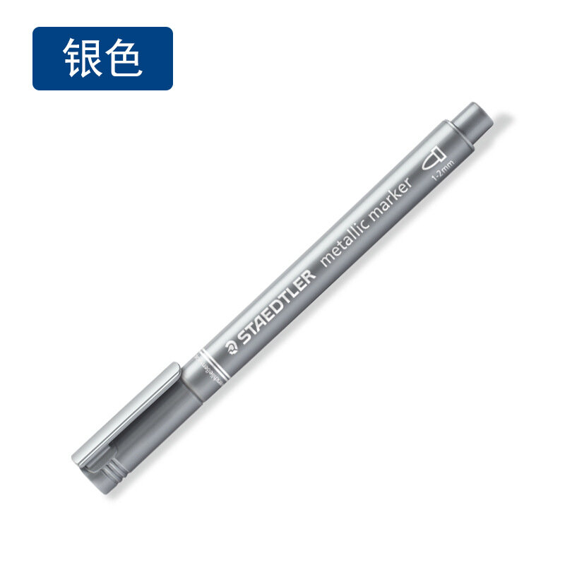 Ручка-маркер Staedtler 8323, 6 цветов, серебристая