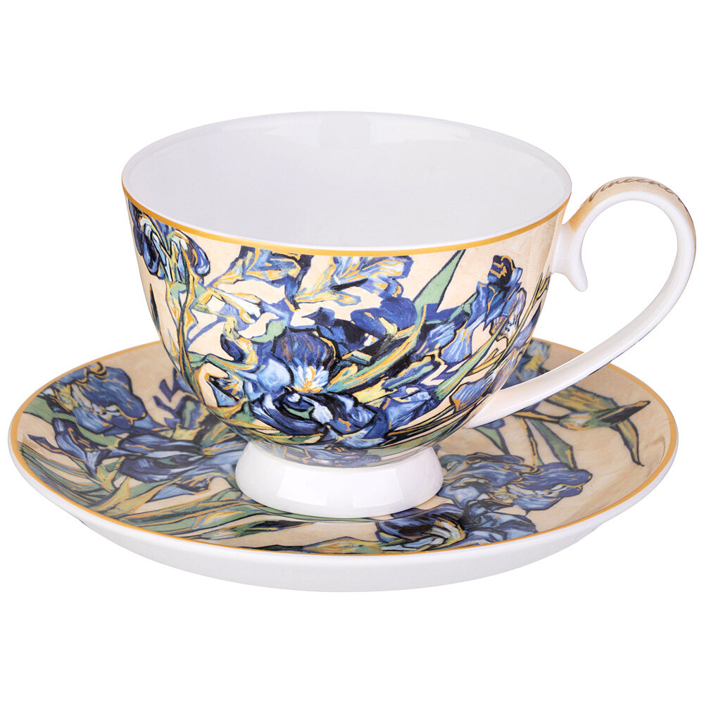 Чайная пара 104-1012 lefard ирисы (в. ван гог) 250 мл