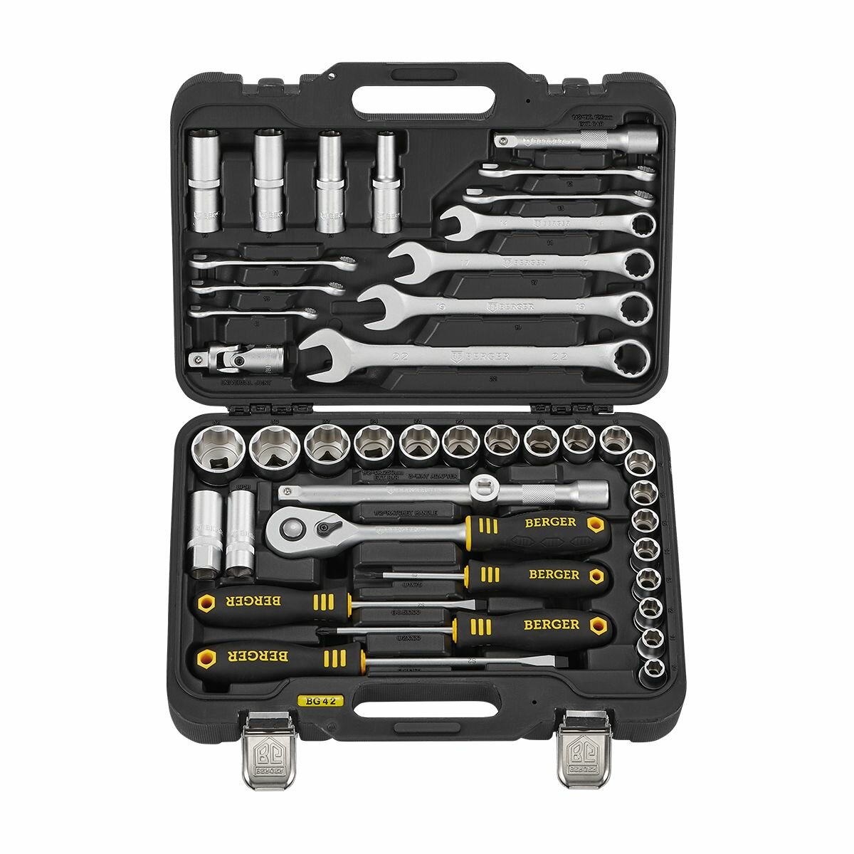 Набор инструмента Berger BG042-12 "Ремшайд" 42 предмета