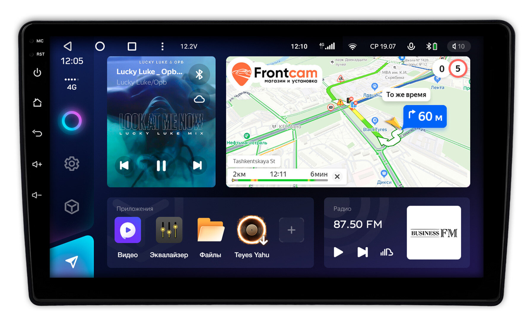 Штатная магнитола Toyota Nadia 1998-2003 Teyes CC3L 4/64 10" RM-10-2281 Android 10 (4G-SIM, DSP, IPS)
