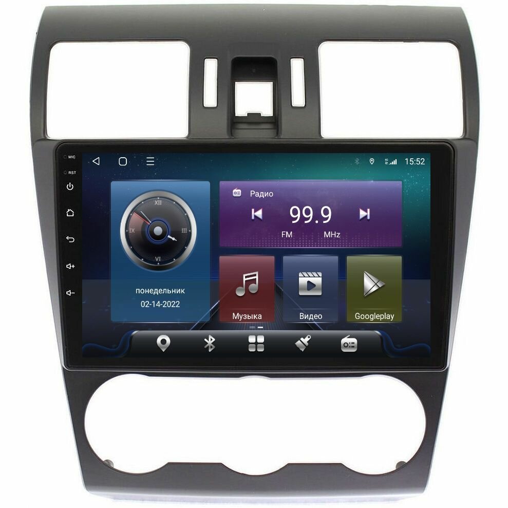 Магнитола CRS-300 Subaru Forester 4 SJ 2012-2015, Impreza 4, XV 2011-2015 с Android 13, Процессор 8 ядер, Память 6+128Gb, Carplay, DSP, 4G(Sim)