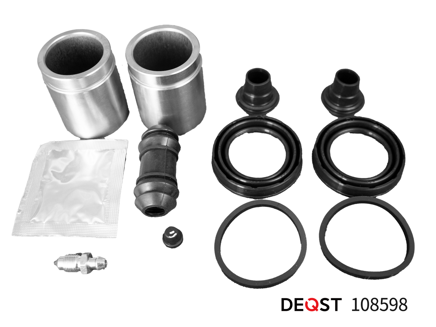 DEQST 108598 ремкомплект тормозного суппорта с поршнем переднего (поршень o 45 mm суппорт