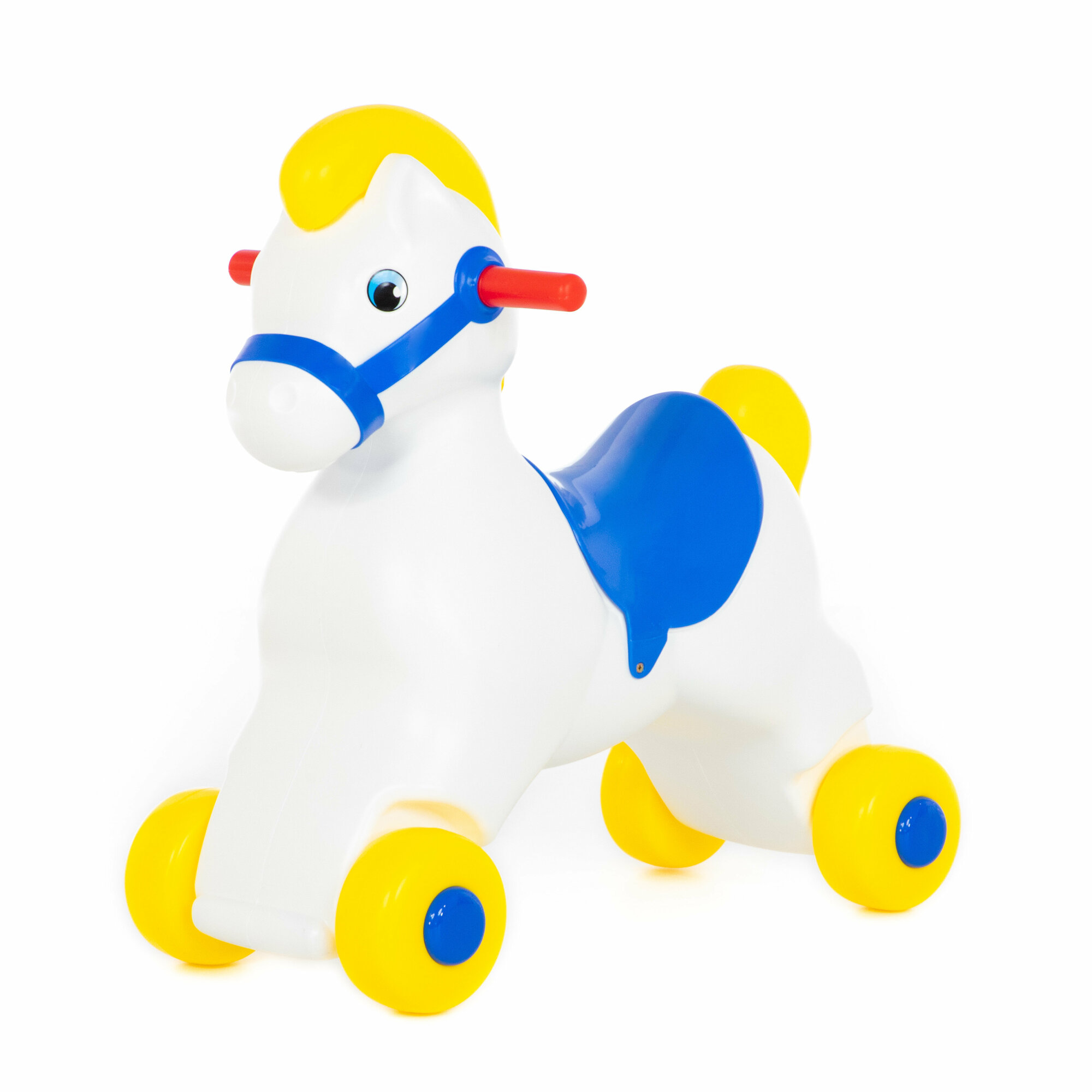 Каталка Полесье "Пони" , для мальчиков и девочек, от 3 лет, 4 колеса, пластик