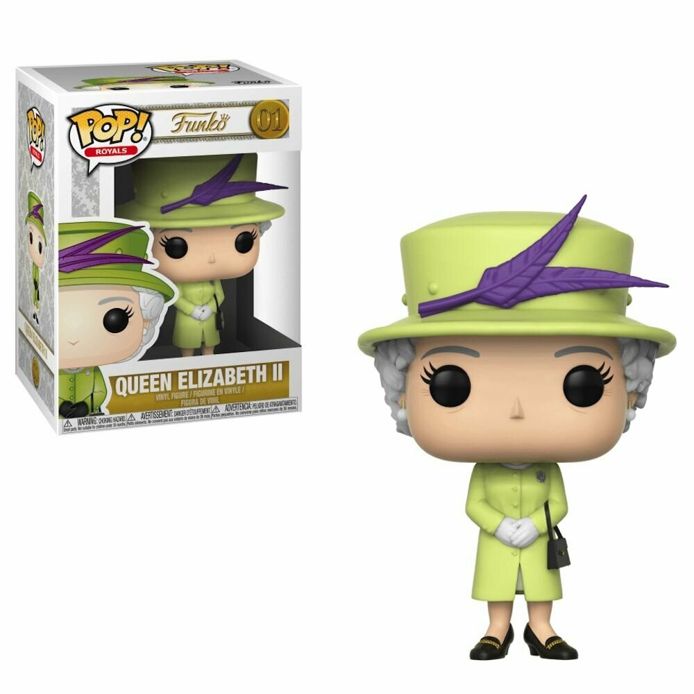Фигурка Королева Елизавета II в зелёном Queen Elizabeth II in Green Suit из серии Королевская семья 01
