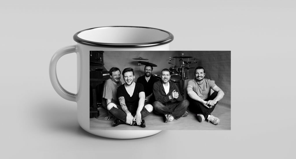 Кружка металлическая эмалированная Сплин №9