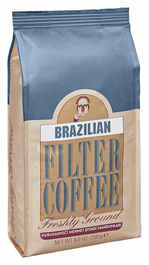 Кофе молотый Mehmet Efendi Brazilian Filter Coffee 250 гр.