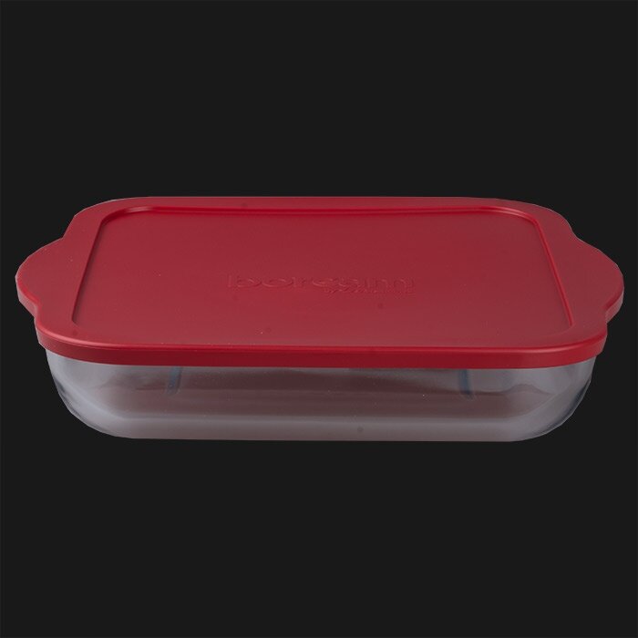 Лоток для СВЧ Comfort Factor квадратный с крышкой, 280х280 мм (59024K)