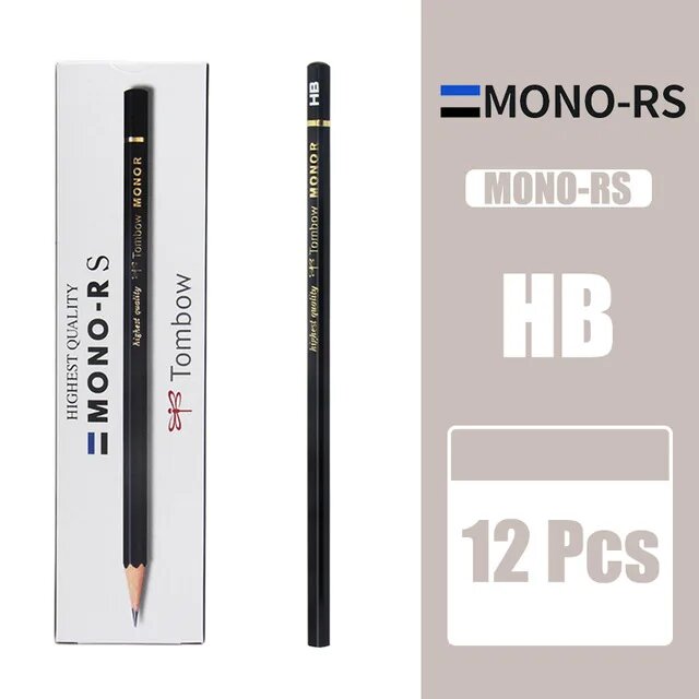 TOMBOW MONO-RS карандаши HB, 12 шт