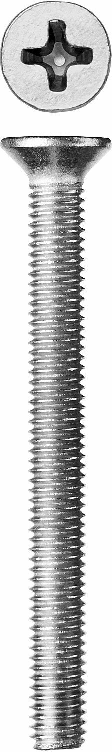 Винт с потайной головкой ЗУБР M5x50мм, DIN 965, кл. пр.4.8, 5кг 303110-05-050