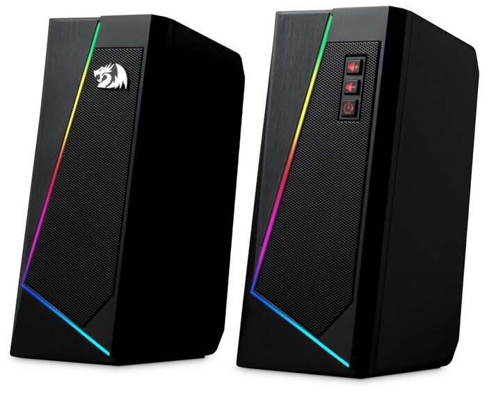 Defender Акустическая система стерео Defender Redragon Anvil 77878, 2x3Вт, питание от USB, черный (ret)