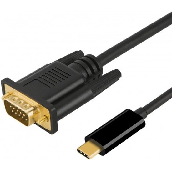 Кабель адаптер Ks-is KS-415 USB-C на VGA 1.8м