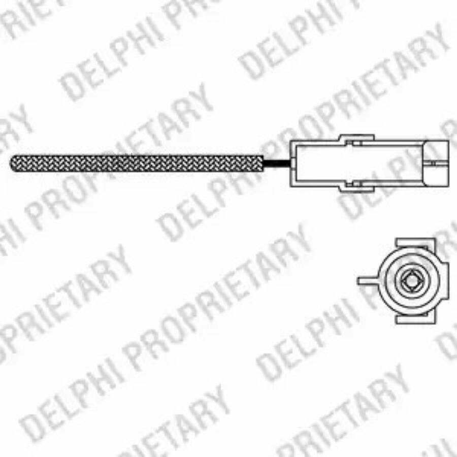 DELPHI ES1096612B1 лямбда-зонд!\ Opel Astra/Tigra/Vectra, Daewoo Lanos/Nexia 1.0-2.0i 86>
