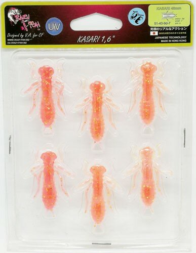 Силиконовая приманка Crazy Fish KASARI 1,6 51-40-9d-7
