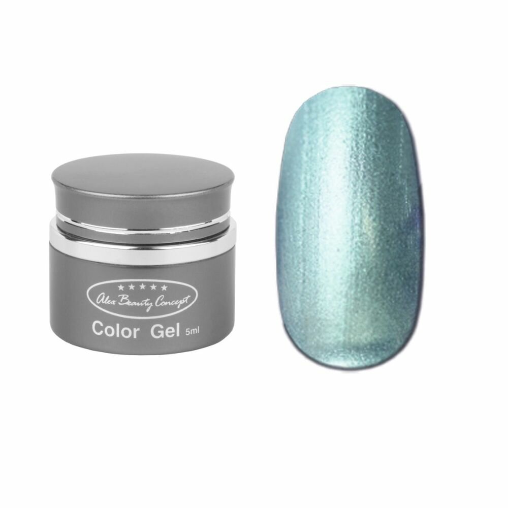 Alex Beauty Concept Цветной эластичный гель для ногтей Neo Teck Color Gel, цвет голубой 69719, 5 мл