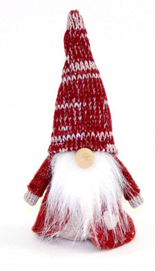Гном - декор новогодний, новогоднее украшение для дома (1 шт)