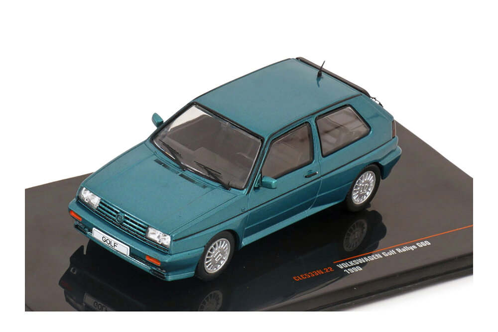 Модель коллекционная IXO Vw volkswagen golf ii rally G60 1990 green metallic