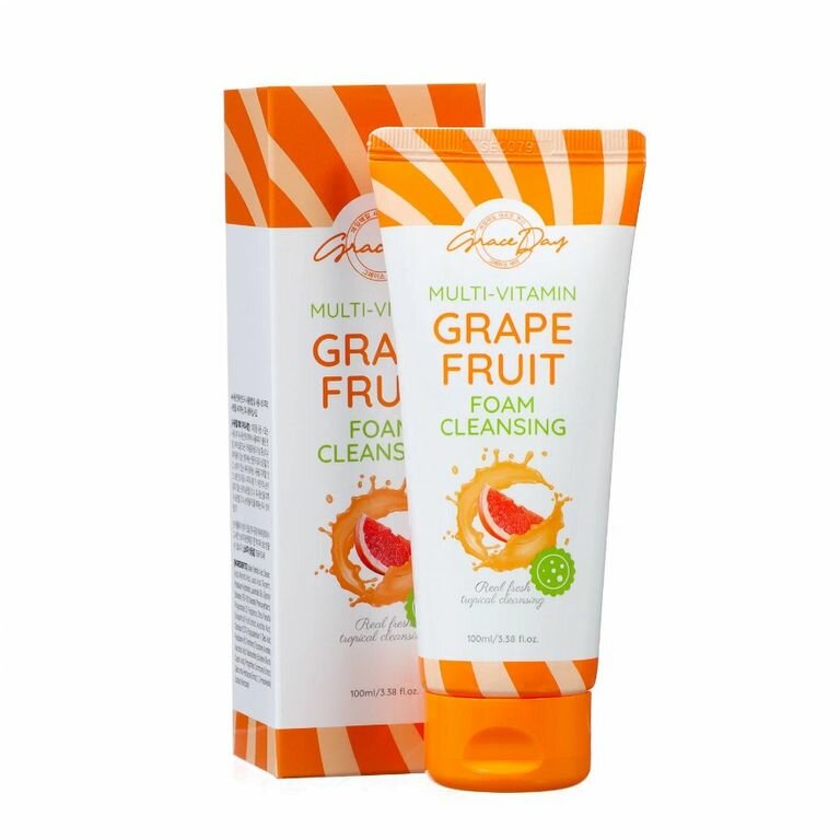 GRACE DAY Пенка для умывания с экстрактом грейпфрута multi-vitamin grapefruit foam cleanser, 100 мл