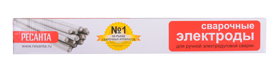 Электрод Ресанта МР-3 Ф4,0 Пачка 3 кг, рутиловое покрытие, для стали
