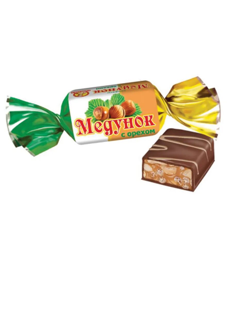 Конфеты Медунок с орехом и карамелью, 1000 г
