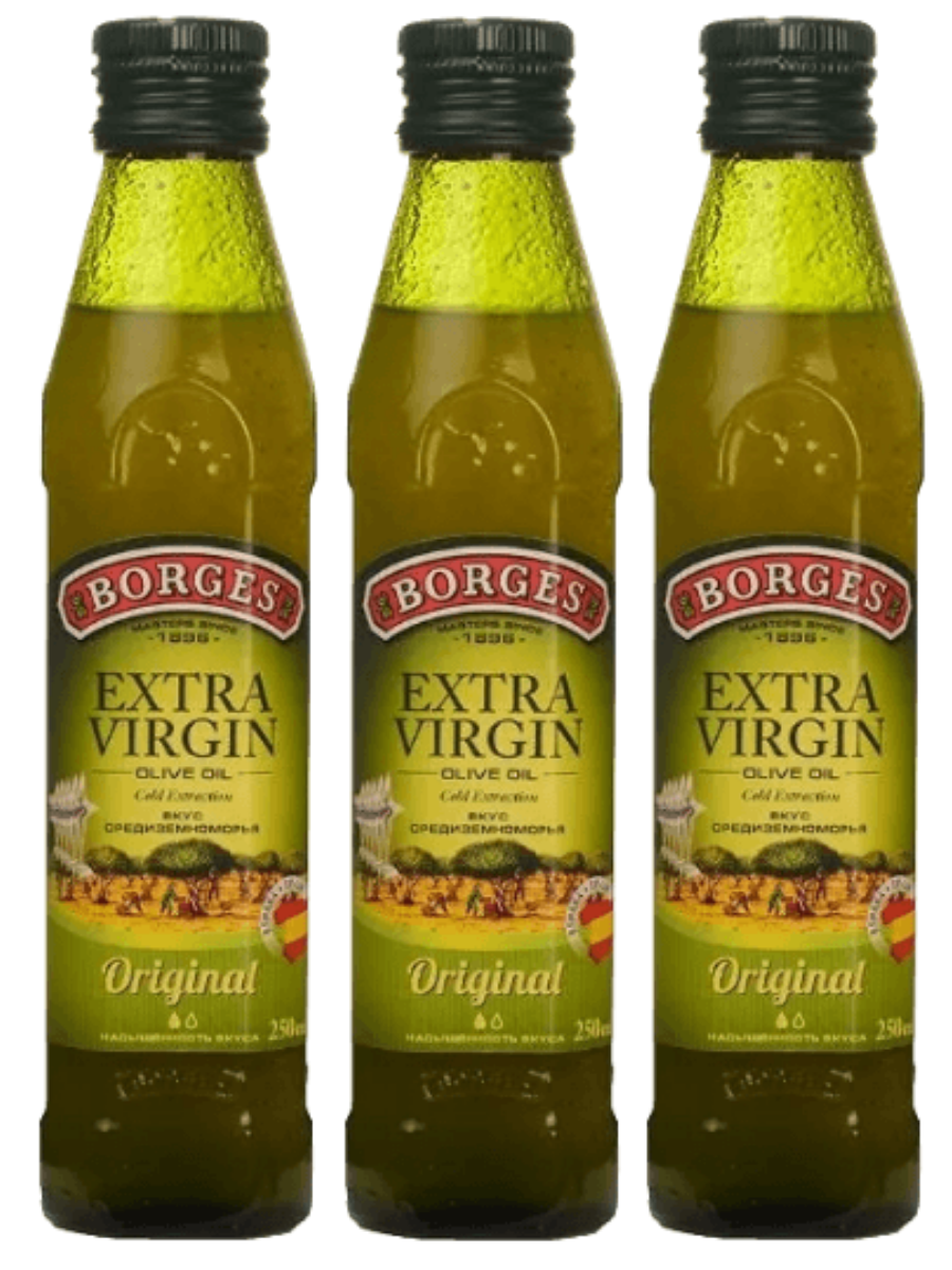 Масло оливковое Borges Extra Virgin 250 мл*3шт