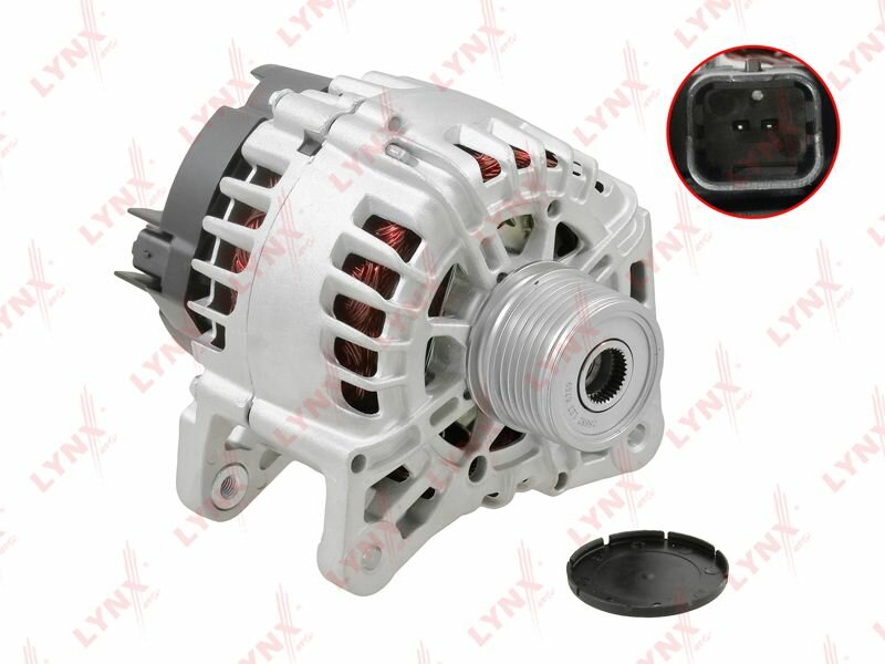 LYNXauto Генератор (150 A, 6PK, с муфтой свободного хода) RENAULT Duster HS 1.5dCi 11-21