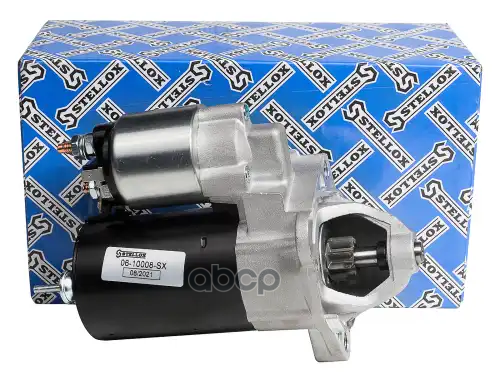 Стартер 12V 1.1KW 9T AUDI 80/A4/A6, VW Passat 1,6-2,0i/1,8T 90-05 Stellox арт. 06-10008-SX