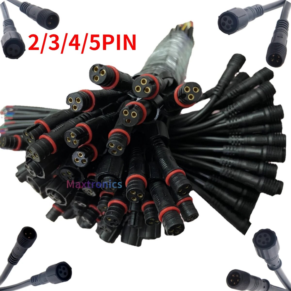 Разъемы водонепроницаемые SAGE LU MEI 5Pairs, 3PIN