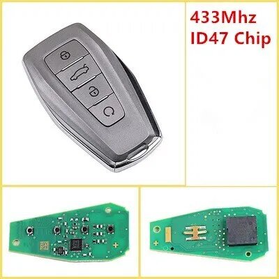 Автомобильный смарт-ключ 433МГц ID47, type 3 key