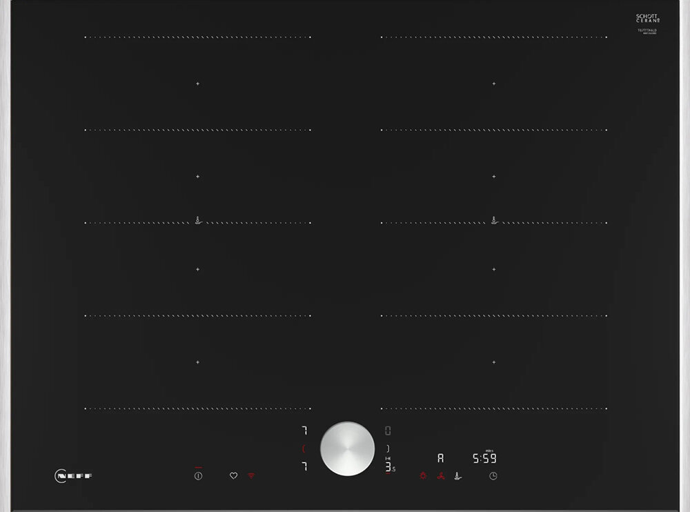 Варочная панель индукционная Neff T67TTX4L0, черный