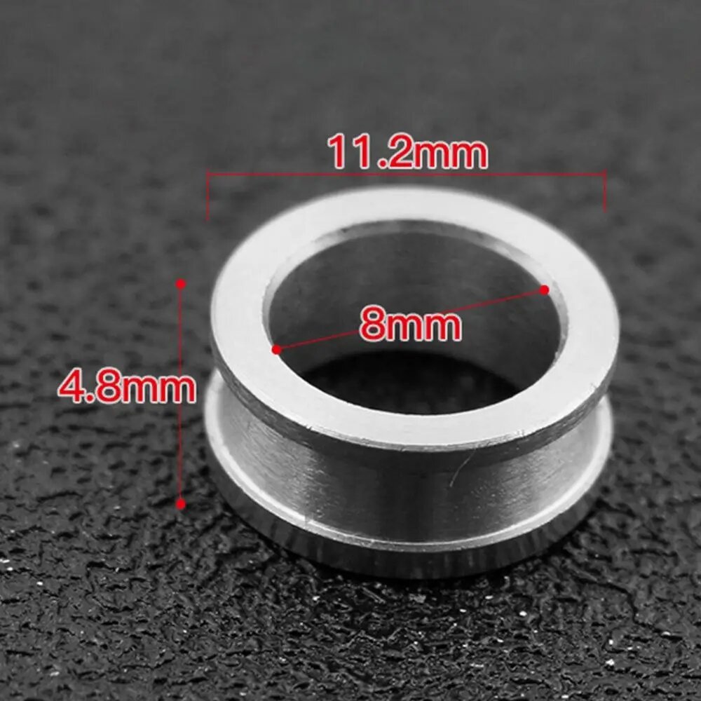 Ролик линейный серый silver-11.2x8x4.8mm