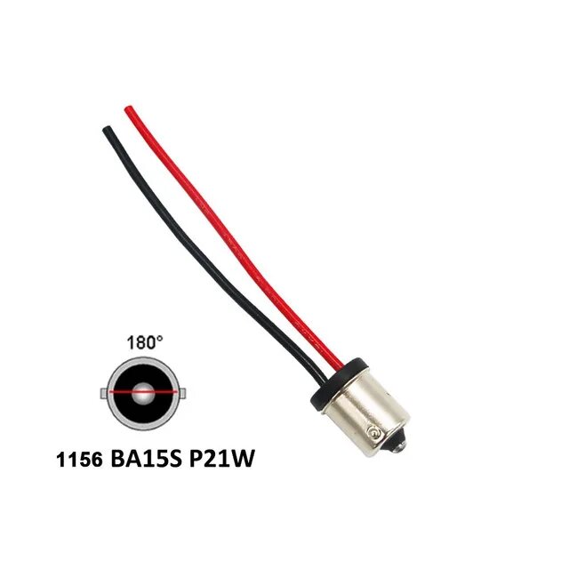 Лампа BA15S P21W 1156 с удлинителем