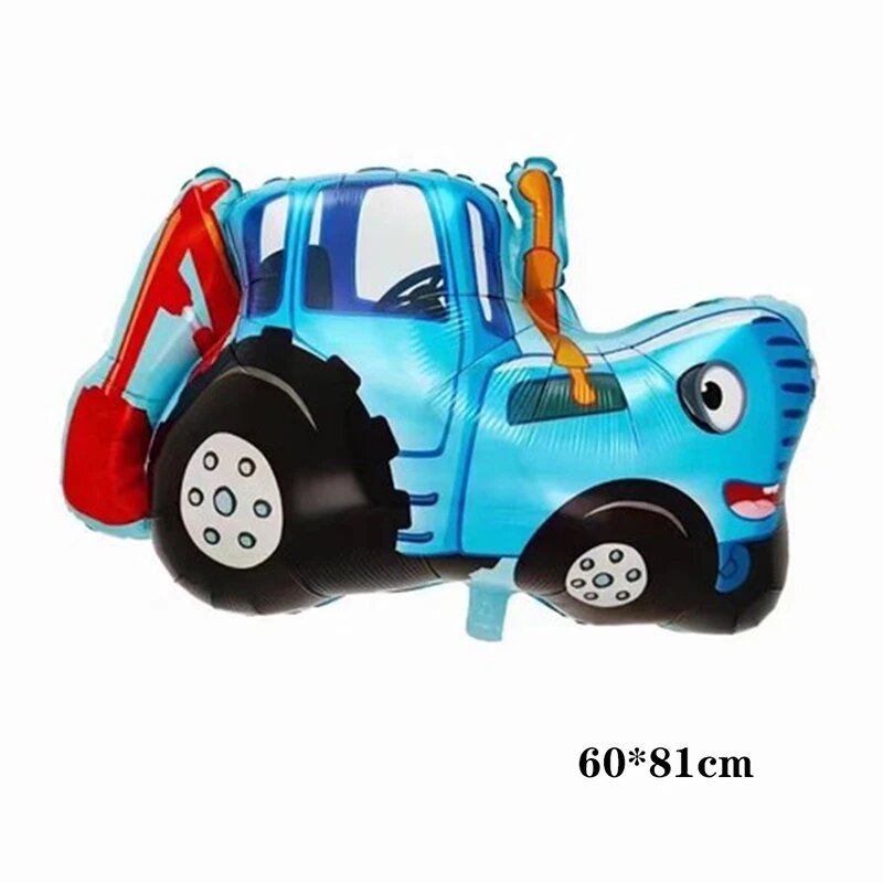 Фольгированные воздушные шары с мультяшным транспортным средством, пожарная машина, поезд, автобус, скорая помощь, автомобильный шар, детские игрушки, украшения для детского душа, дня рождения