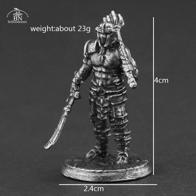 Медные миниатюрные фигурки демона, воина, собаки D