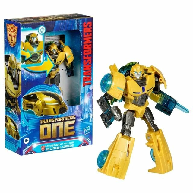Трансформеры игрушки Hasbro Transformers One Energon Glow Bumblebee 12.7cm