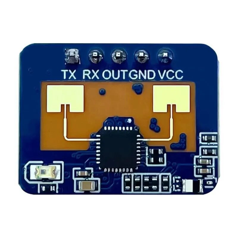 LD2410C 24 ГГц Датчик присутствия человека HLK-LD2410C 24G Радарный сенсорный модуль миллиметровой волны Бесконтактный датчик движения сердцебиения