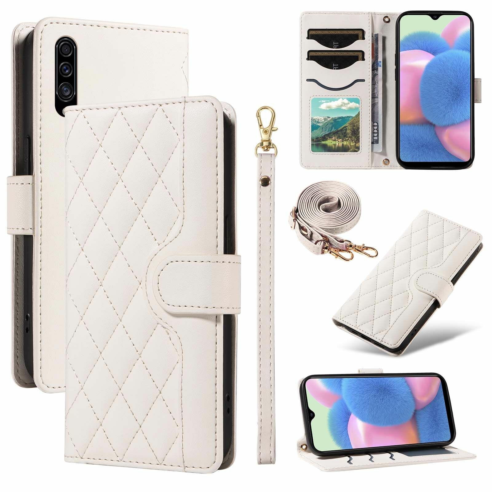 YIKATU Кожаный Чехол Для Samsung Galaxy A50 A50s A30s (A505 A507 A307)/Самсунг Галакси А50 А50S А30S А505 А507 А307 С визитницей из экокожи, модный, против падения, подарочный, элитный, книжка