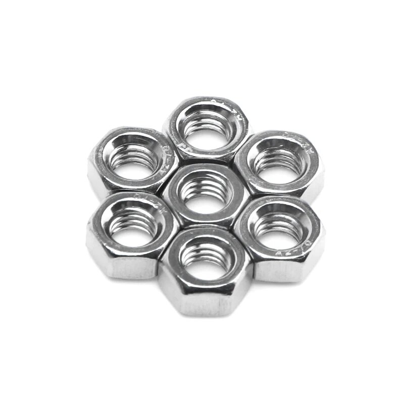 20 шт. Шестигранные стопорные гайки из нержавеющей стали 304 M2-M12 M6