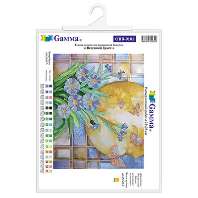 Gamma" Основа с рисунком для вышивания бисером 39 см х 30 см OBB-0107 "Шарики
