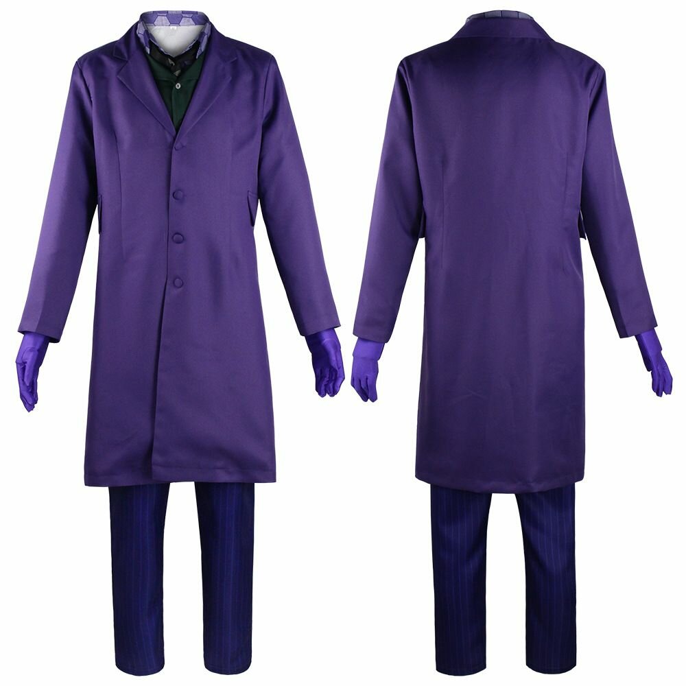 Бэтмен косплей Темный рыцарь Хит Леджер Джокер мужской костюм Cosplay Dress up Store