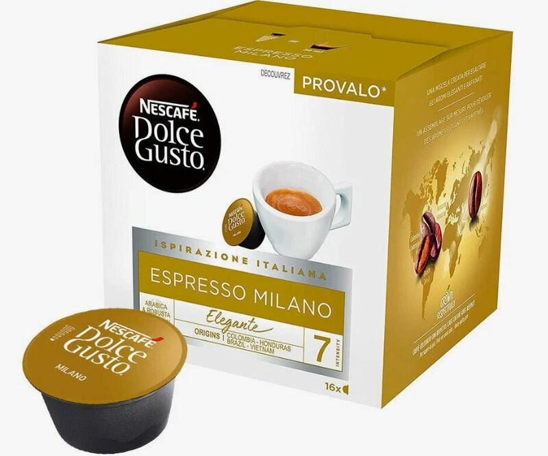 Кофе в капсулах Nescafe Dolce Gusto Espresso Milano, 16 шт