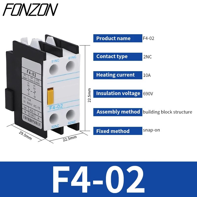 Контактор вспомогательный модуль LA1-DN22 LA1-DN11 F4-02 F4-11 F4-22 F4-31 F4-02