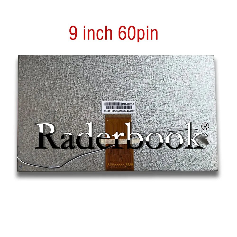 Новый 9-дюймовый 60Pin IPS ЖК-экран, совместимый с WD090SBL60AC-R6 ЖК-панель монитора WD090SBL60AC-R6, автомобильная видео GSP ЖК-панель