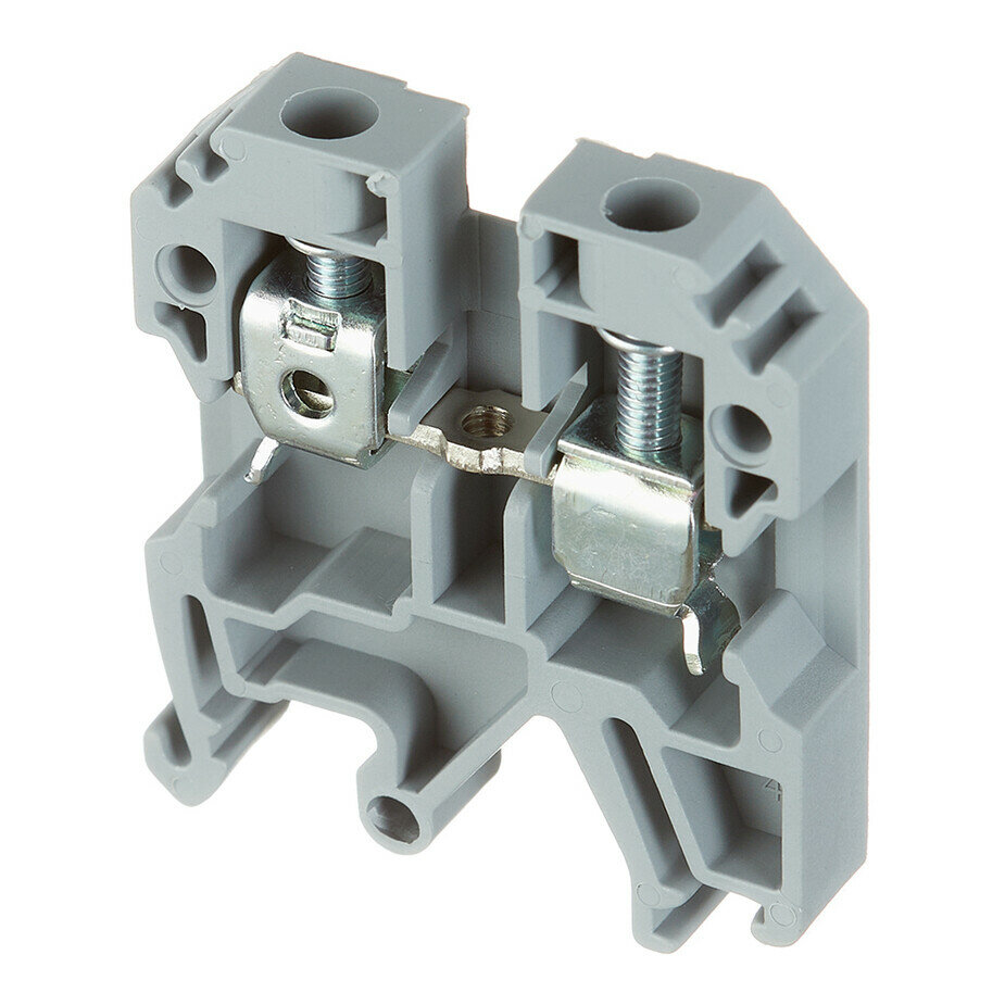 Колодка клеммная винтовая Navigator 6 кв. мм серая (10 шт.) (612102)